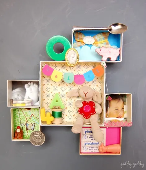 DIY SCRAPBOOK MEMORY BOX