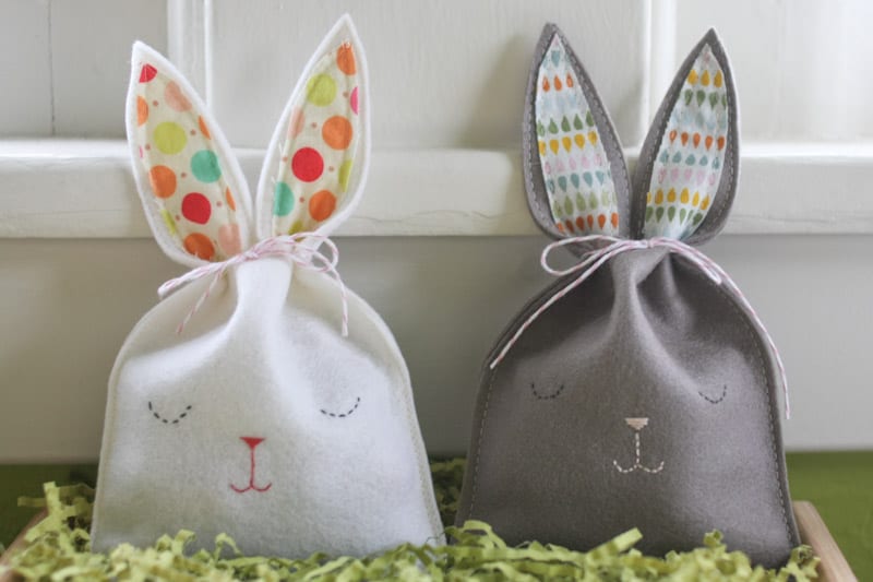EASY DIY BUNNY FAVOR POUCHES