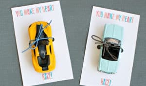 "YOU MAKE MY HEART RACE" FREE PRINTABLE VALENTINE FAVOR