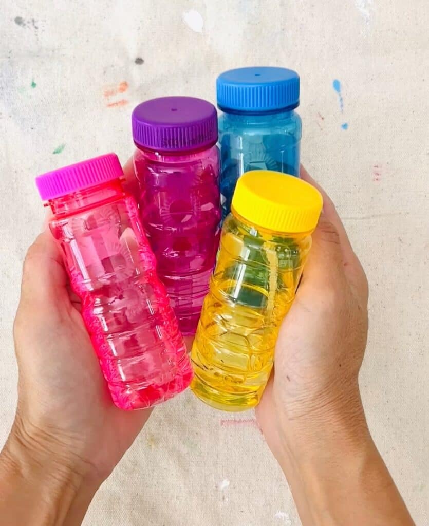 Bubble Art Painting With Kids
