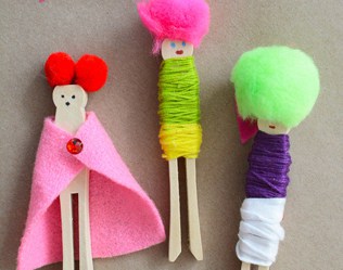 15 INCREDIBLY CUTE HANDMADE PEG DOLL CRAFTS