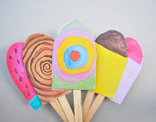 13 COLORFUL POPSICLE ICE CREAM ART PROJECTS FOR KIDS