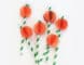 FALL PAPER PUMPKIN STRAW TOPPERS