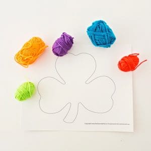 RAINBOW SHAMROCK STRING ART - hello, Wonderful