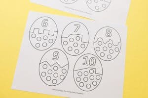 EGG COUNTING PUZZLE ACTIVITY - hello, Wonderful