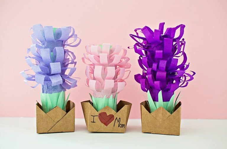 PAPER TISSUE HYACINTH FLOWER POTS - hello, Wonderful