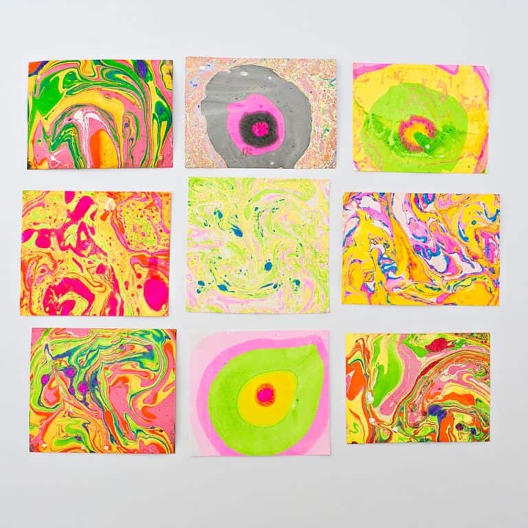 EASY DIY PAPER MARBLING AT HOME - hello, Wonderful