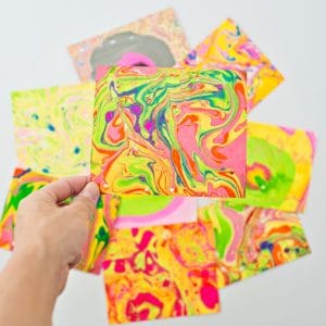 EASY DIY PAPER MARBLING AT HOME - hello, Wonderful