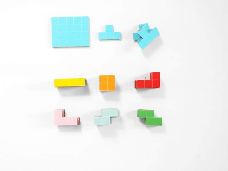 CARDBOARD DIY TETRIS GAME - hello, Wonderful