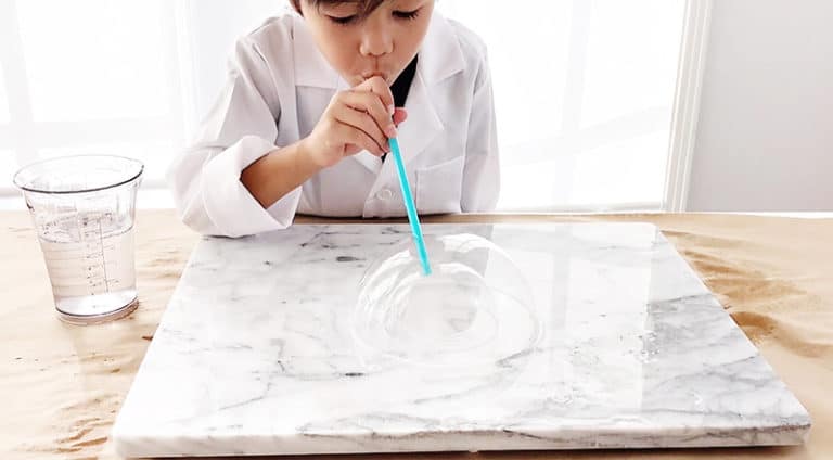 AWESOME BUBBLE SCIENCE EXPERIMENT WITH KIDS - hello, Wonderful