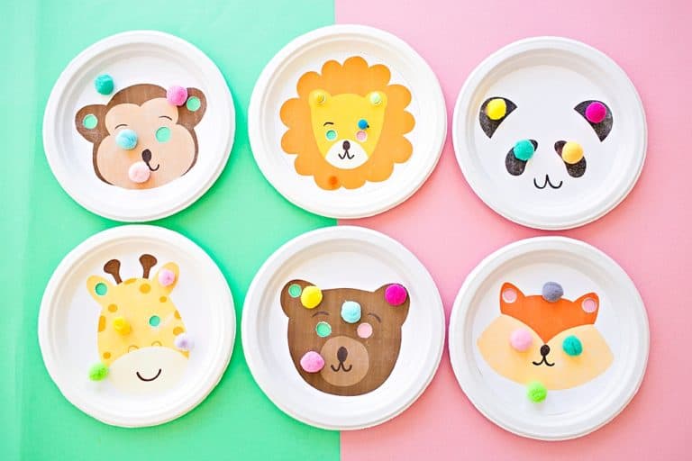 ANIMAL PAPER PLATE MAZES - hello, Wonderful