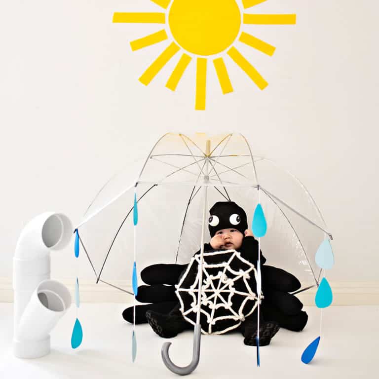 DIY ITSY BITSY SPIDER BABY COSTUME - hello, Wonderful