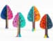 MODERN FOUR SEASONS TREE PAPER CRAFT - hello, Wonderful