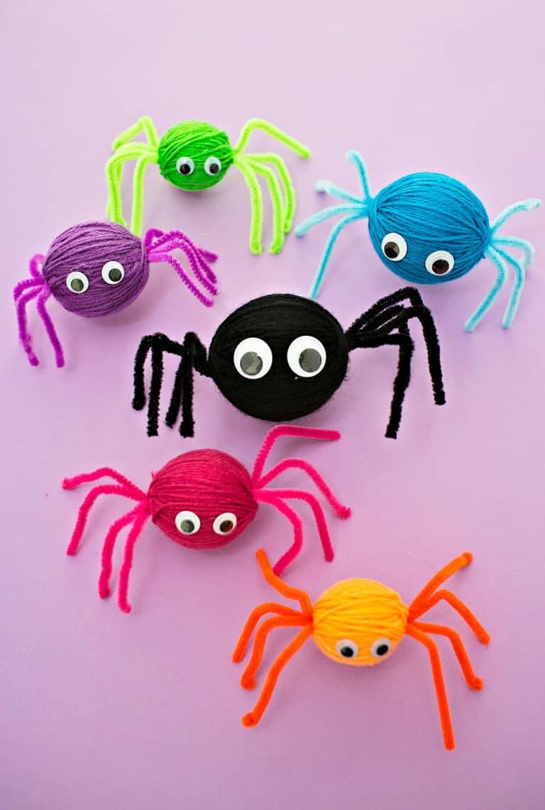 YARN SPIDER CRAFT - hello, Wonderful