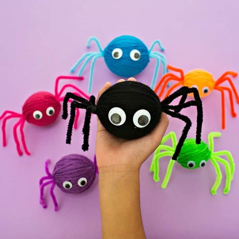 YARN SPIDER CRAFT - hello, Wonderful