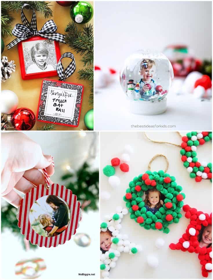 12 DIY PHOTO CHRISTMAS TREE ORNAMENTS - hello, Wonderful