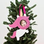 DIY UNICORN MERMAID AND DINOSAUR PHOTO ORNAMENT - Hello Wonderful