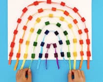 FEATHER PASTA NECKLACE CRAFT