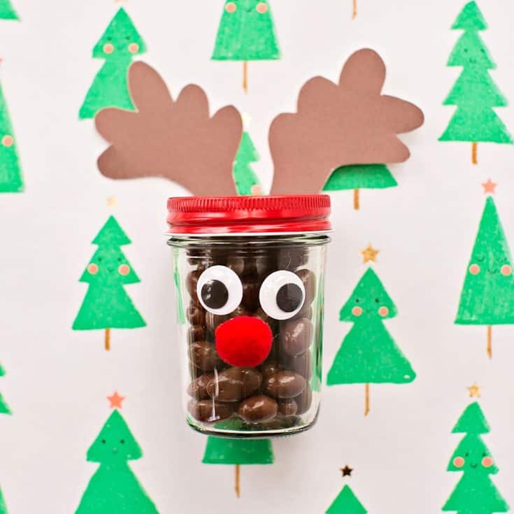 RUDOLPH REINDEER JAR TREATS AND GIFTS - hello, Wonderful