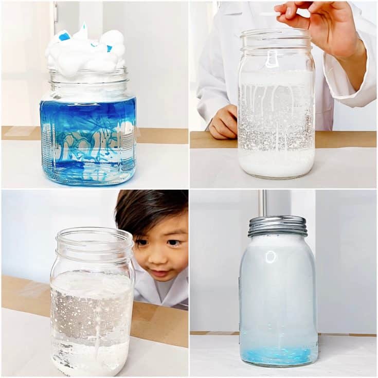 3 WEATHER IN A JAR SCIENCE EXPERIMENTS FOR KIDS - hello, Wonderful