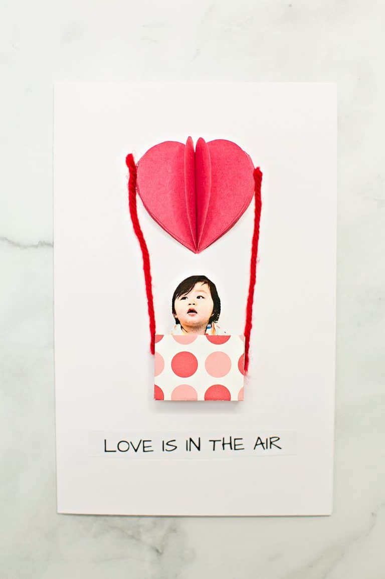 LOVE IS IN THE AIR VALENTINE CARD - hello, Wonderful