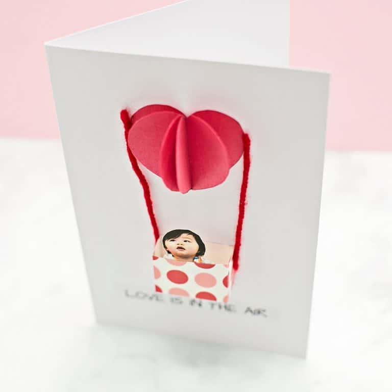 LOVE IS IN THE AIR VALENTINE CARD - hello, Wonderful