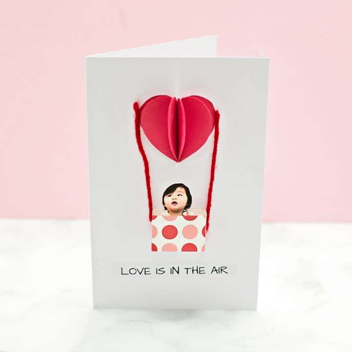 LOVE IS IN THE AIR VALENTINE CARD - hello, Wonderful