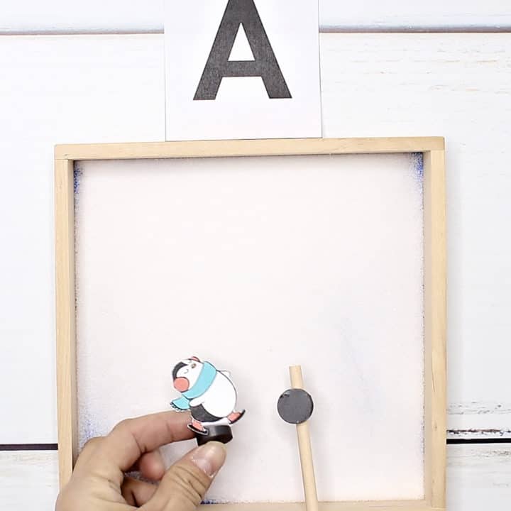 MAGNETIC ICE SKATING PENGUIN LETTER WRITING ACTIVITY - hello, Wonderful