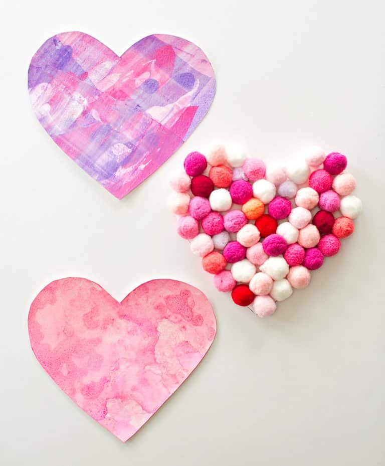 3 EASY VALENTINE ART PROJECTS FOR KIDS - hello, Wonderful