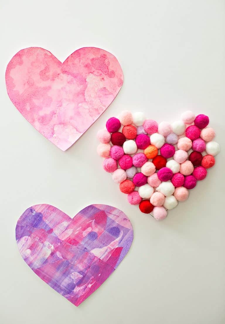 3 EASY VALENTINE ART PROJECTS FOR KIDS - hello, Wonderful