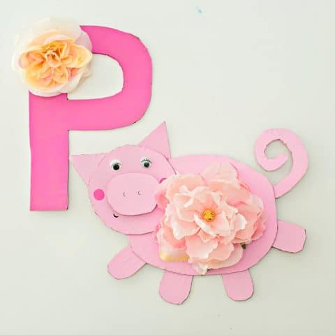 CARDBOARD PIG CRAFT - hello, Wonderful