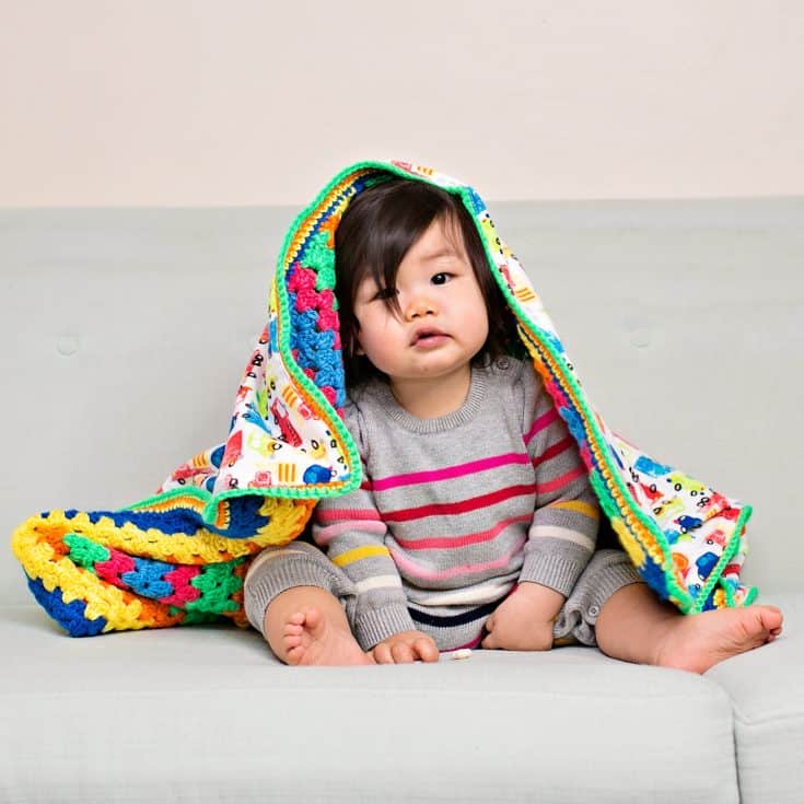 HANDMADE REVERSIBLE CROCHET BLANKETS FOR KIDS - hello, Wonderful