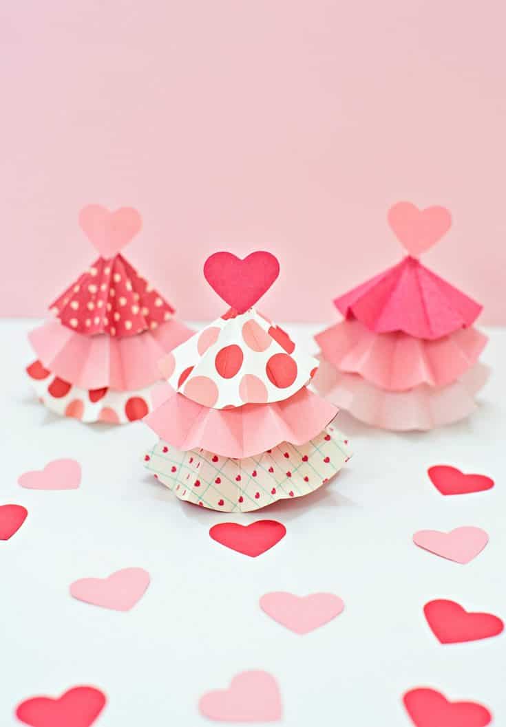 VALENTINE PAPER TREE CRAFT - hello, Wonderful