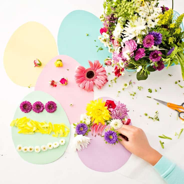 EASTER EGG FLOWER ART - hello, Wonderful