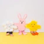 EASTER BUNNY CHICK AND SHEEP CRAFT - hello, Wonderful