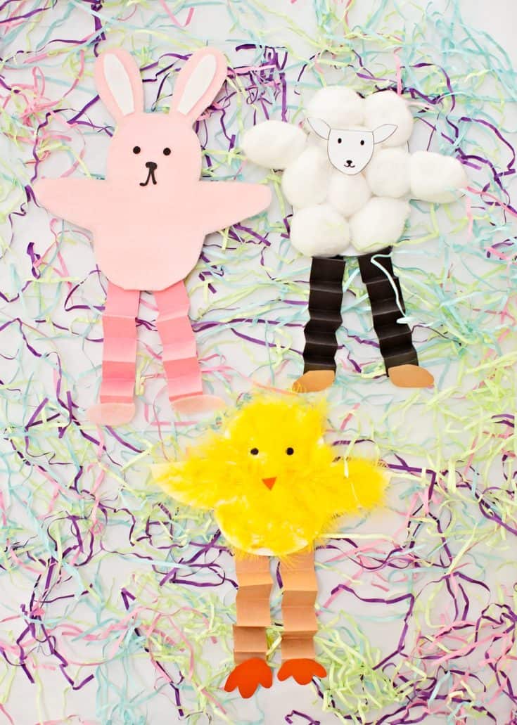 EASTER BUNNY CHICK AND SHEEP CRAFT - hello, Wonderful