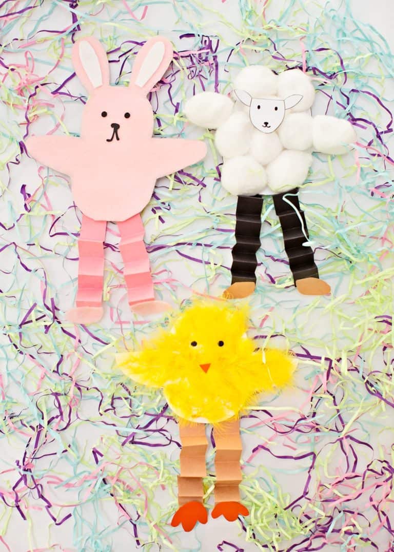 EASTER BUNNY CHICK AND SHEEP CRAFT - hello, Wonderful