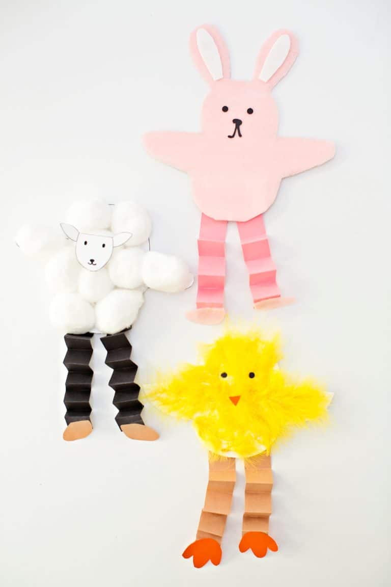 EASTER BUNNY CHICK AND SHEEP CRAFT - hello, Wonderful