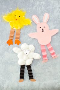 EASTER BUNNY CHICK AND SHEEP CRAFT - hello, Wonderful