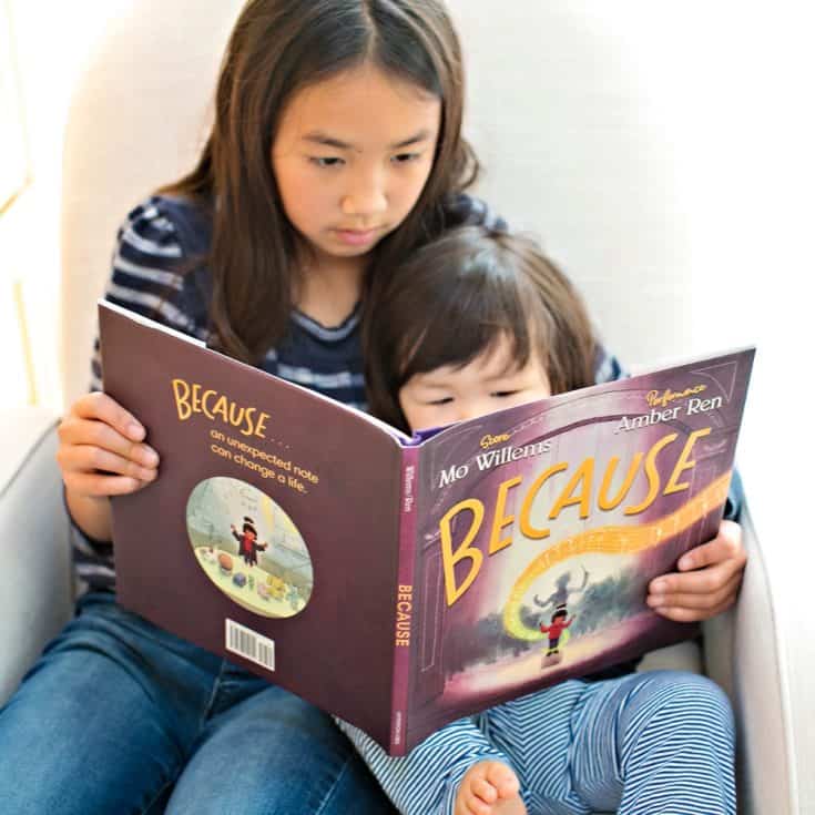 BECAUSE BY MO WILLEMS HAS US PONDERING WHY THINGS HAPPEN FOR A REASON ...