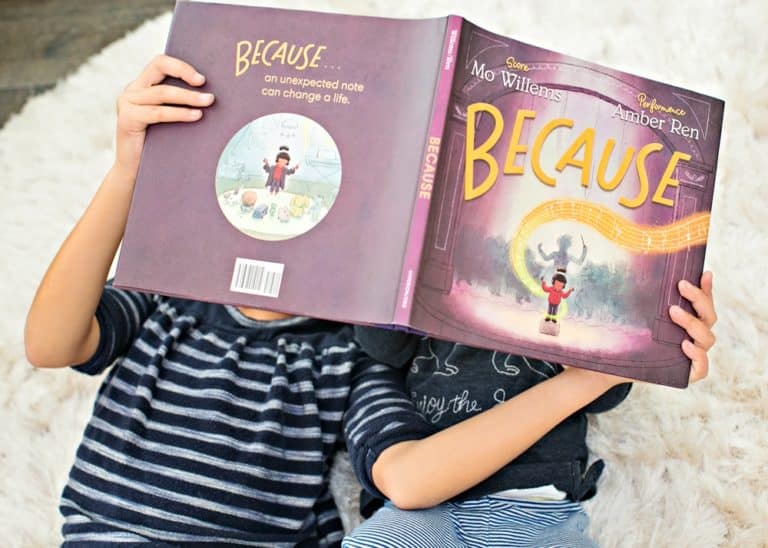 BECAUSE BY MO WILLEMS HAS US PONDERING WHY THINGS HAPPEN FOR A REASON ...