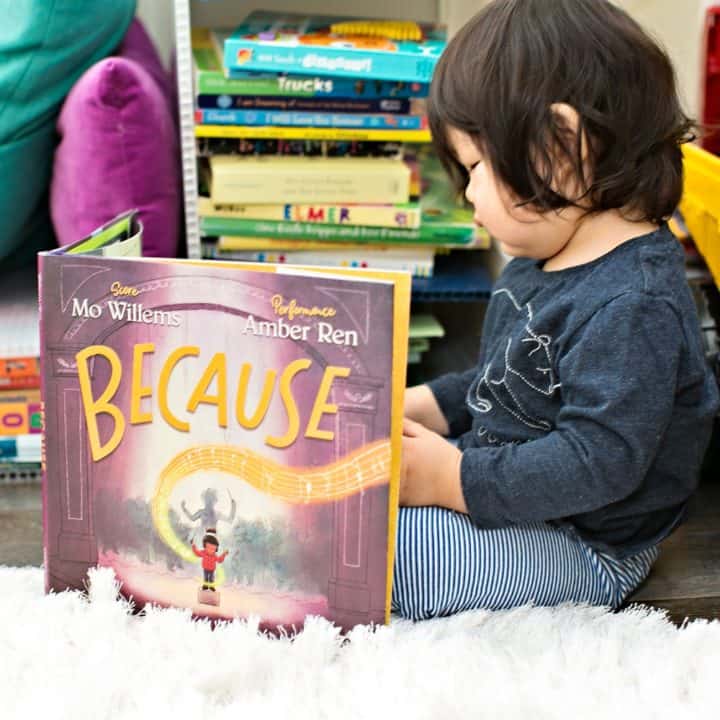 BECAUSE BY MO WILLEMS HAS US PONDERING WHY THINGS HAPPEN FOR A REASON ...