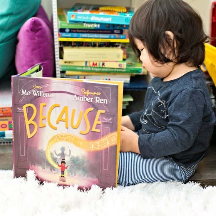 BECAUSE BY MO WILLEMS HAS US PONDERING WHY THINGS HAPPEN FOR A REASON ...