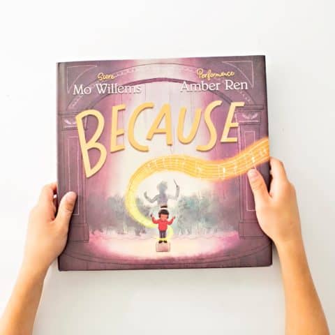 BECAUSE BY MO WILLEMS HAS US PONDERING WHY THINGS HAPPEN FOR A REASON ...