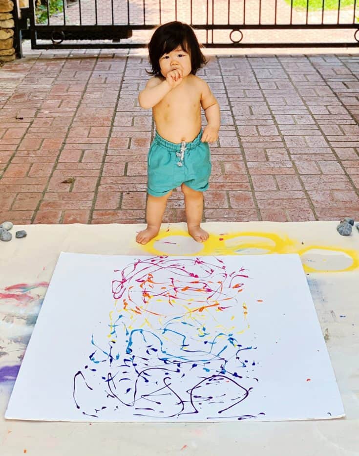 BABY'S FIRST STEPS FOOTPRINT ART - hello, Wonderful