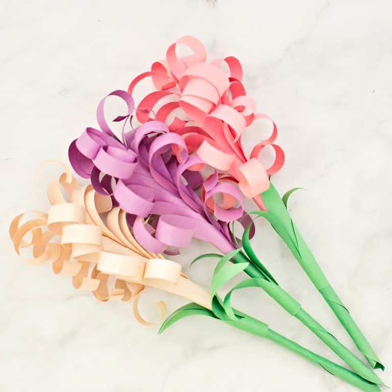 GIANT DIY PAPER HYACINTH FLOWER BOUQUET - hello, Wonderful
