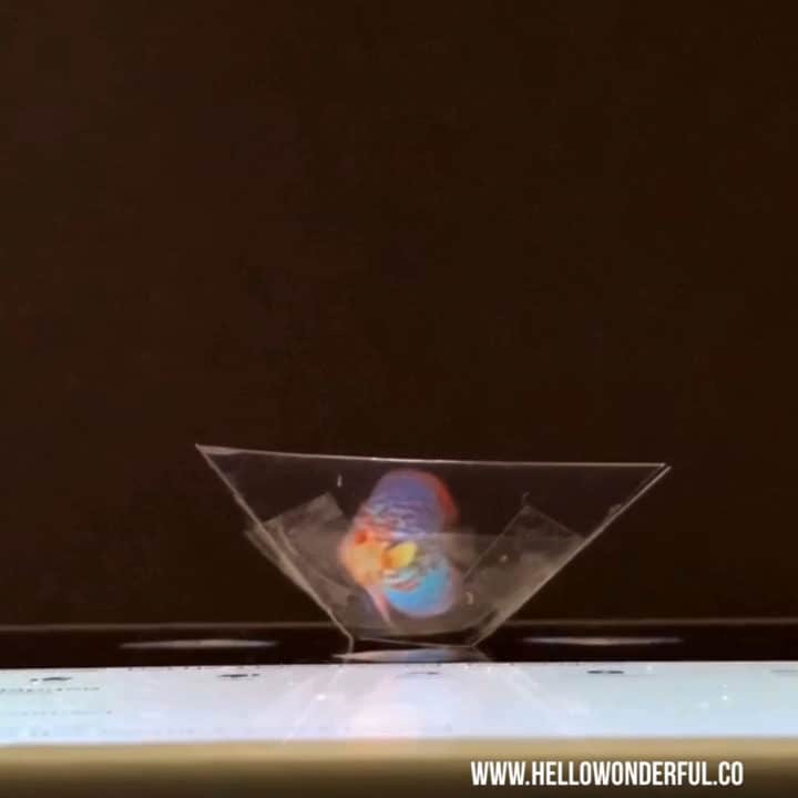 HOW TO MAKE A 3D HOLOGRAM - hello, Wonderful