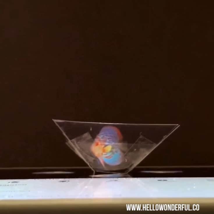 HOW TO MAKE A 3D HOLOGRAM - hello, Wonderful