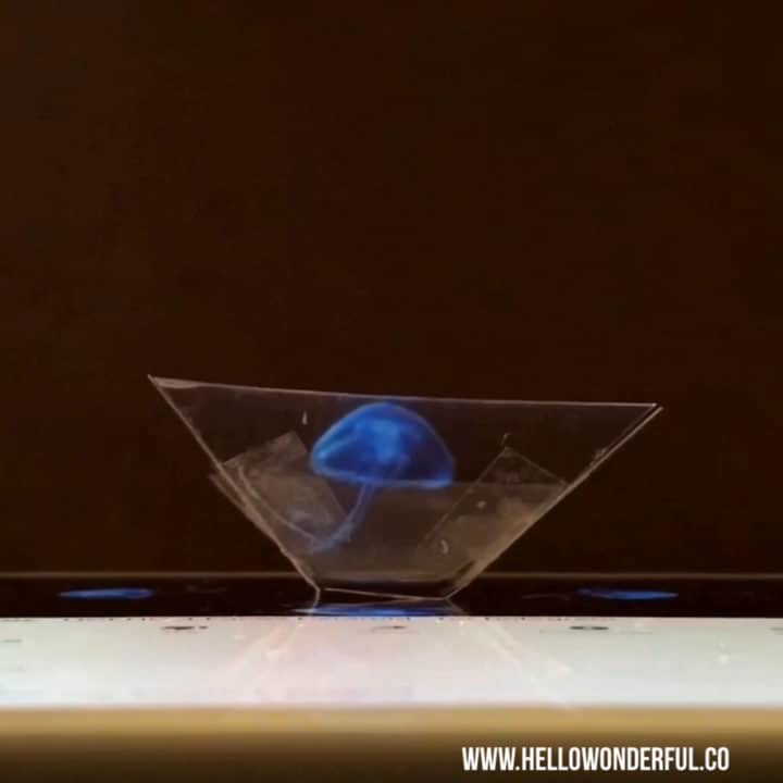 HOW TO MAKE A 3D HOLOGRAM - hello, Wonderful