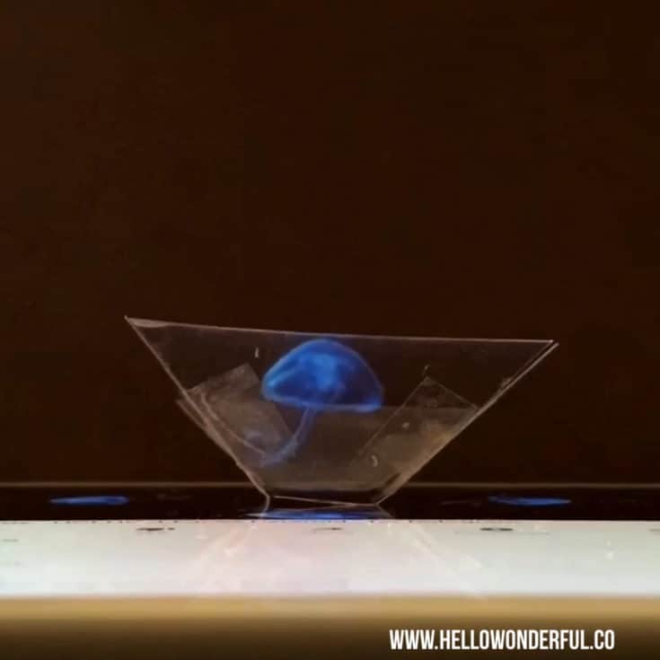 HOW TO MAKE A 3D HOLOGRAM - hello, Wonderful